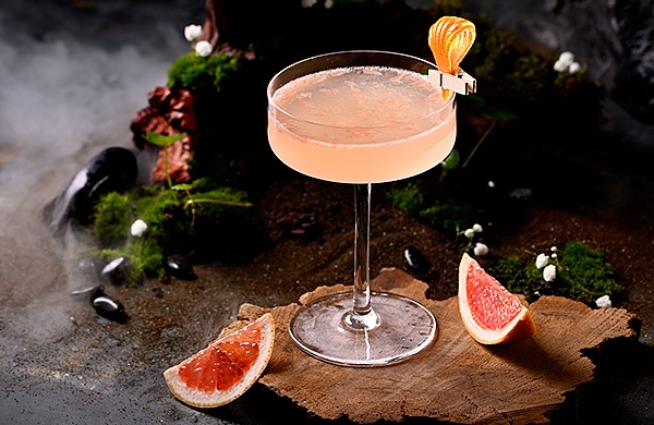 Grapefruit Sake Cocktail ค็อกเทลสีหวานสดชื่นด้วยกลิ่นขิงและเกรปฟรุต ...